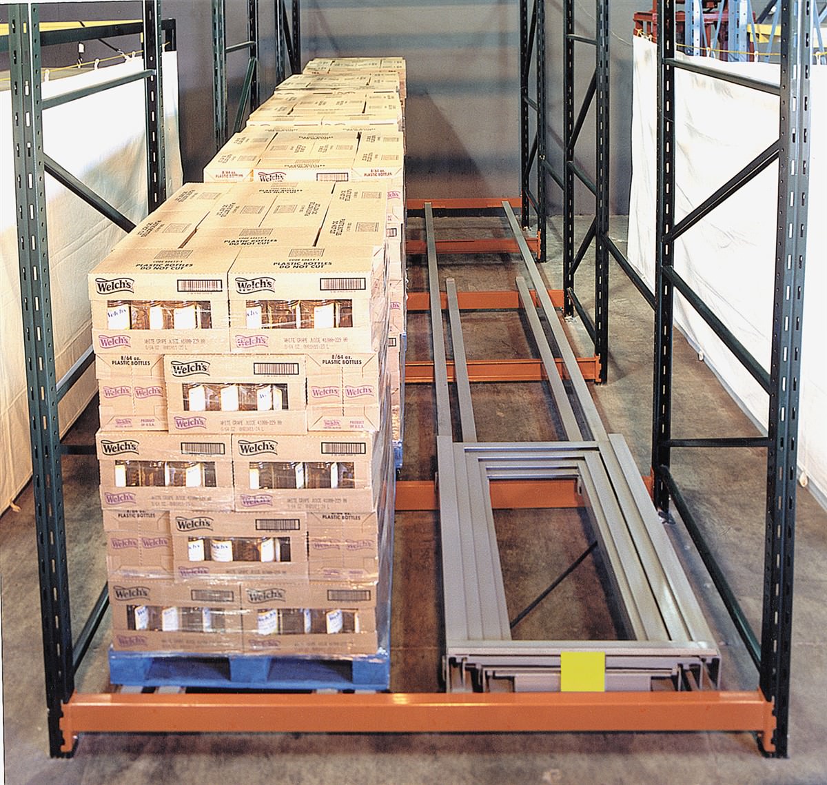 Push Back Pallet Rack - Ridg-U-Rak